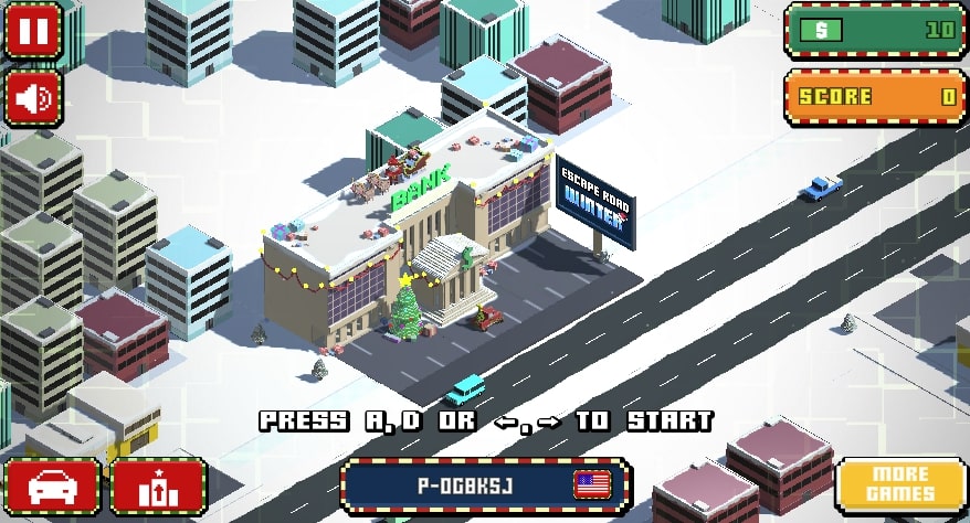 Escape Road Winter - Play Online